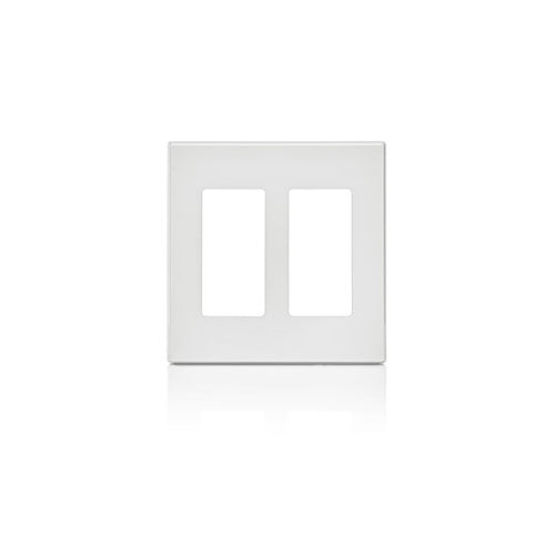80309SW - LEVITON - Placa pared (faceplate) "Decora" doble 2 puertos ...