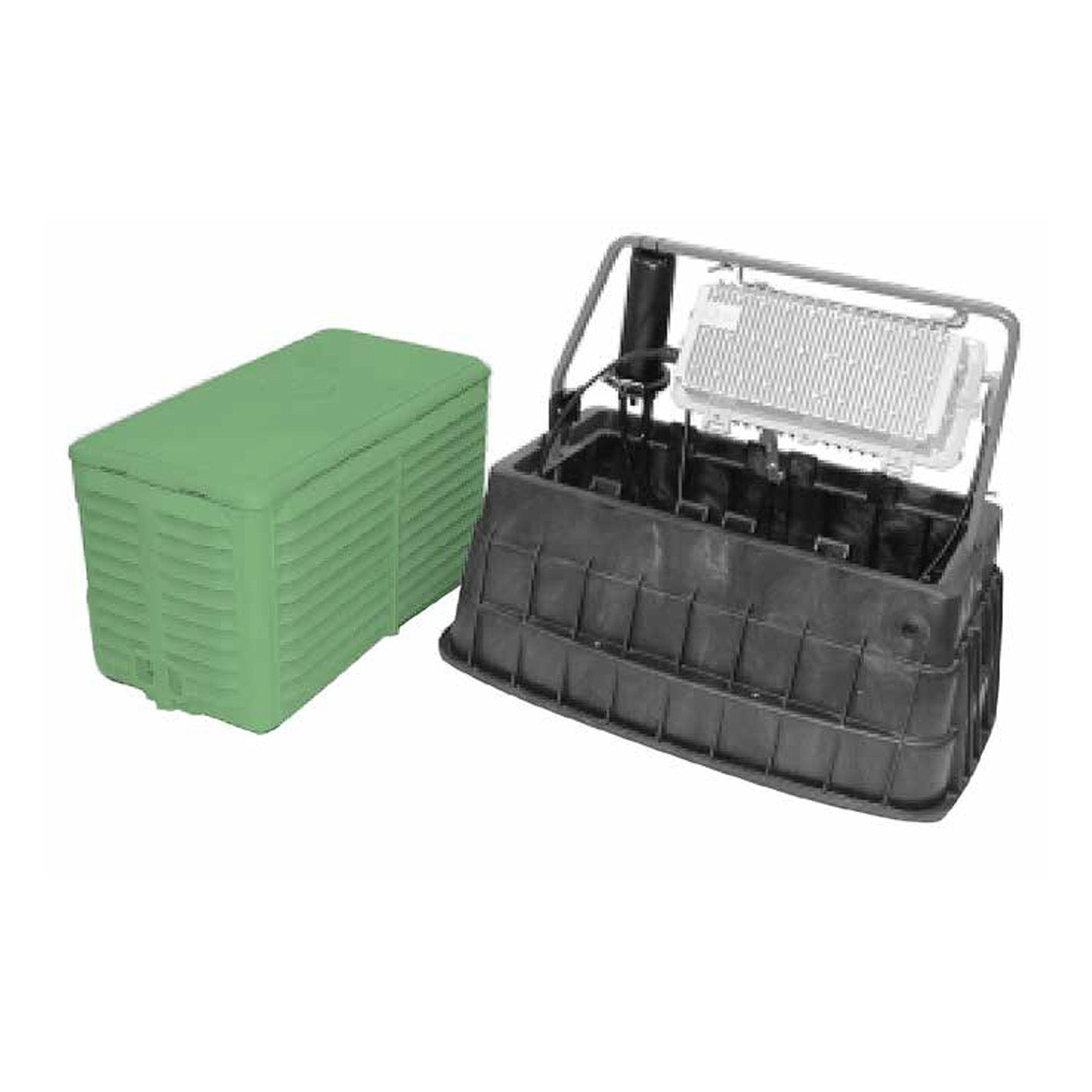 SPH18366C1B2L01 - CHANNELL - Pedestal SPH de 18" x 36" color verde ...