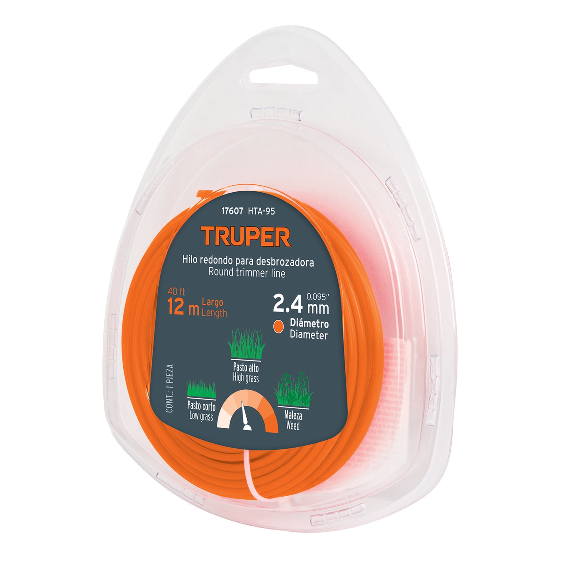 Hilo 2.4mm desbrozadora 12m | HTA-95 | Truper | Online – ico.mx ...