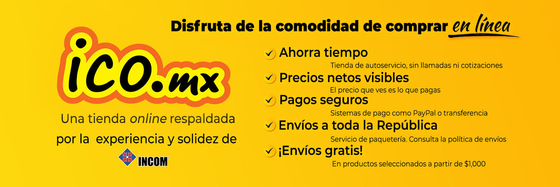 ico.mx | Tienda Retail de Telecomunicaciones, Industria y Ferretería