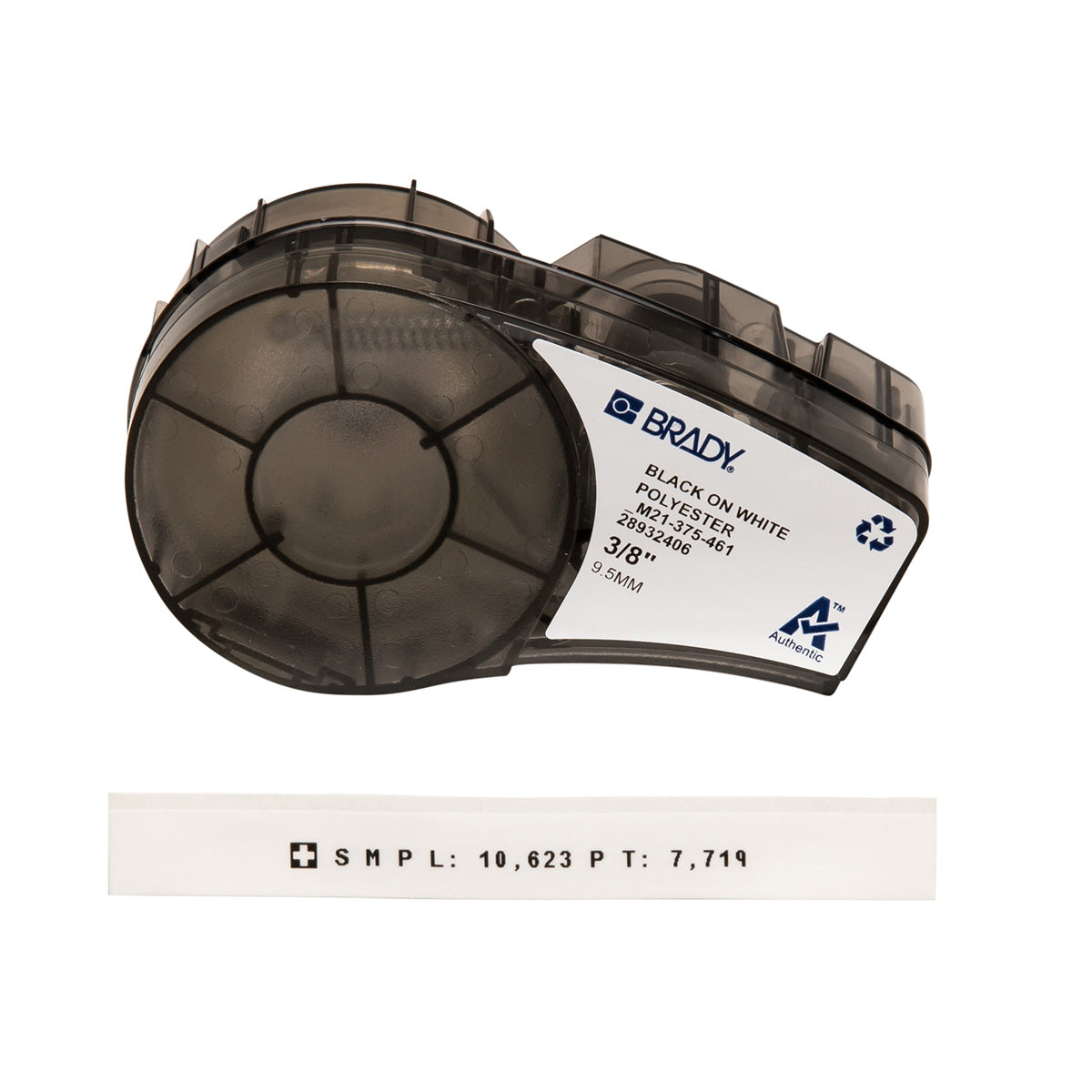 M21375461 - BRADY - Etiqueta de poliéster continua blanca de 0.375" x ...